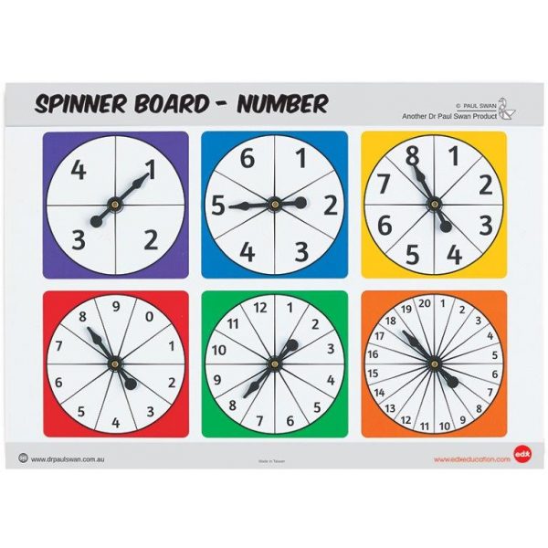 Spinner Board Numbers | The Brain Bus