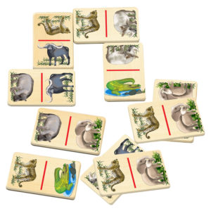 Dominoes Wild Animals | The Brain Bus