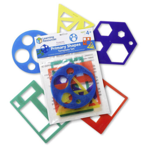 Primary Shapes Stencils | The Brain Bus