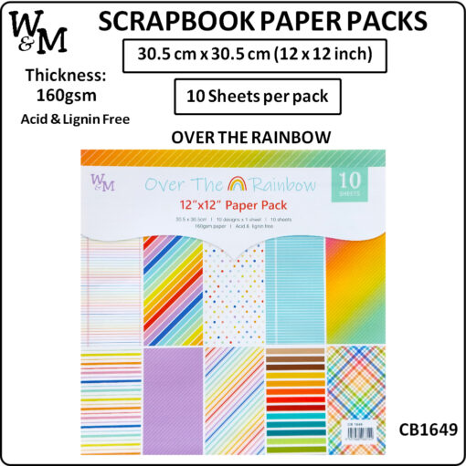 Rainbow Paper Pack | The Brain Bus