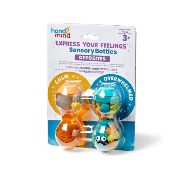 Express Your Feelings Sensory Bottles – Opposites | The Brain Bus